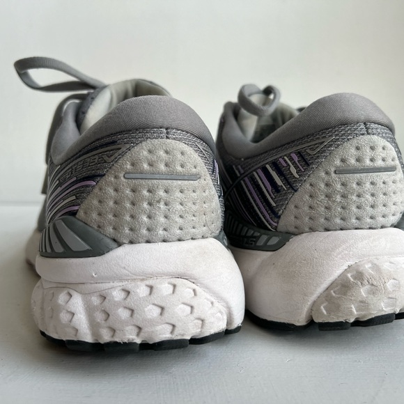 Brooks | Shoes | Brooks Gray And Purple Running Shoes Size 8 | Poshmark